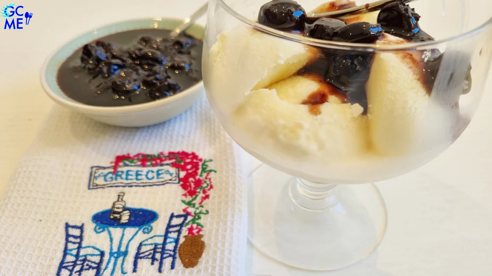 Greek Sour Cherry Preserves aka Spoon Sweet by Poly Made Easy — Greek ...