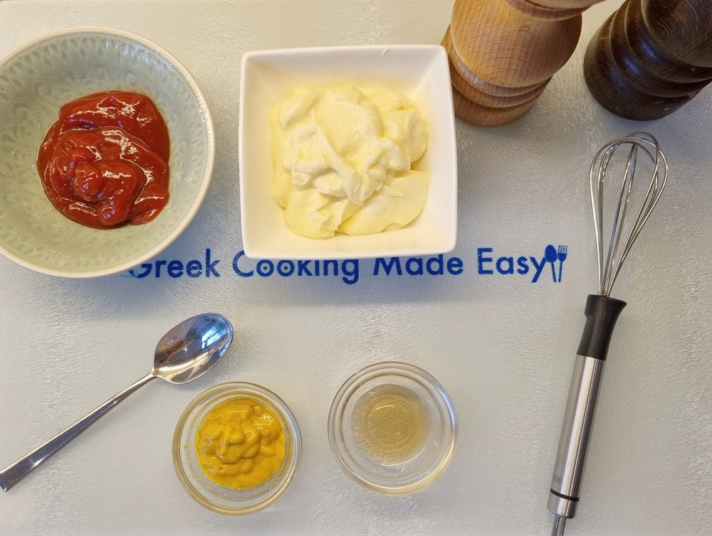 Fried Spicy Crayfish Meat with Thousand Island Sauce Seaside meze ...