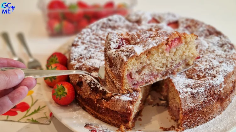 Strawberry Cake for Spring — Greek Cooking Made Easy