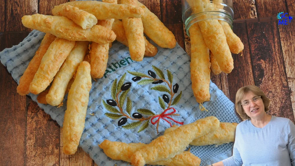 Homemade Greek Cheese Breadsticks aka Kritsinia — Greek Cooking Made Easy