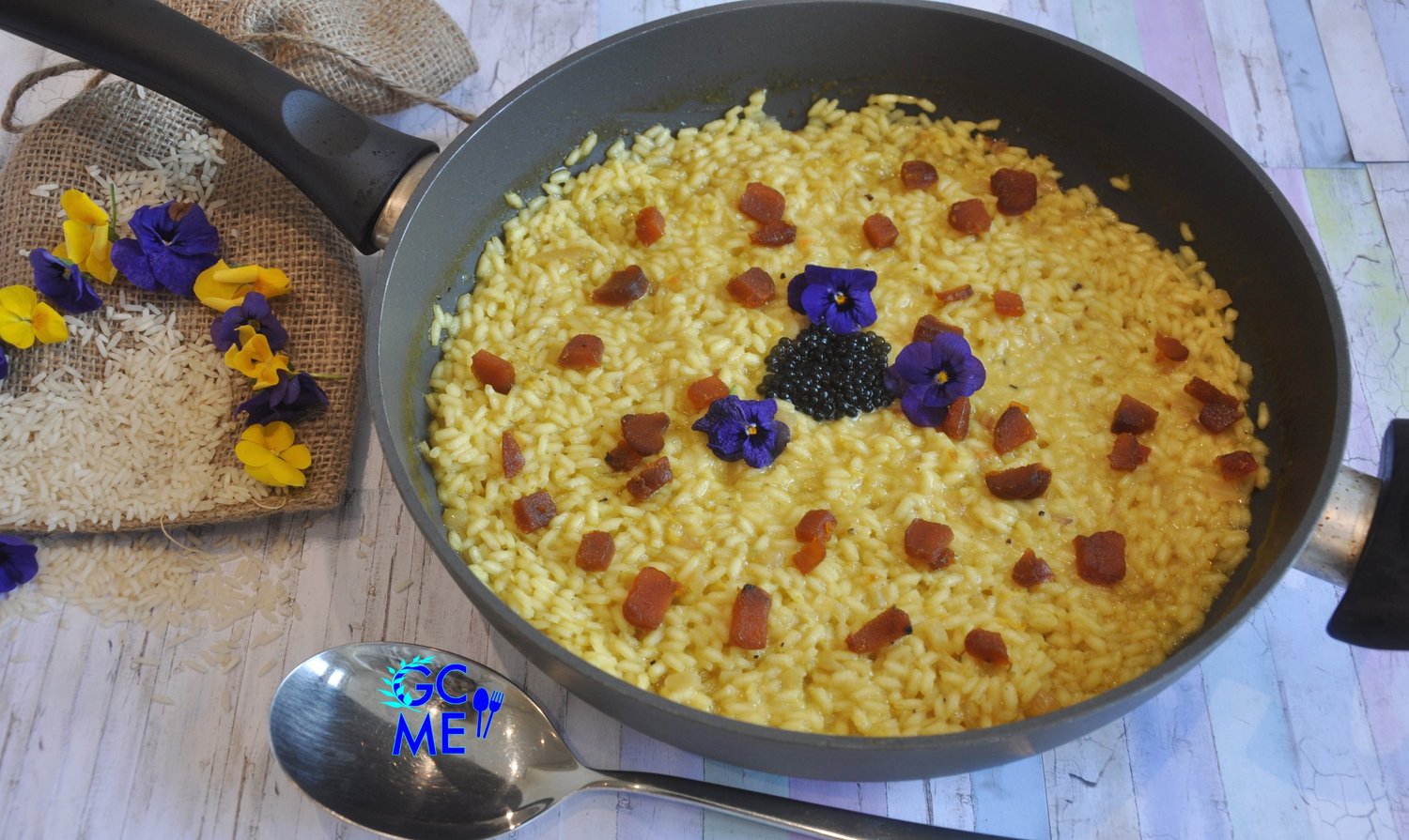 How to easily prepare Creamy Risotto with Saffron and Botarga aka ...