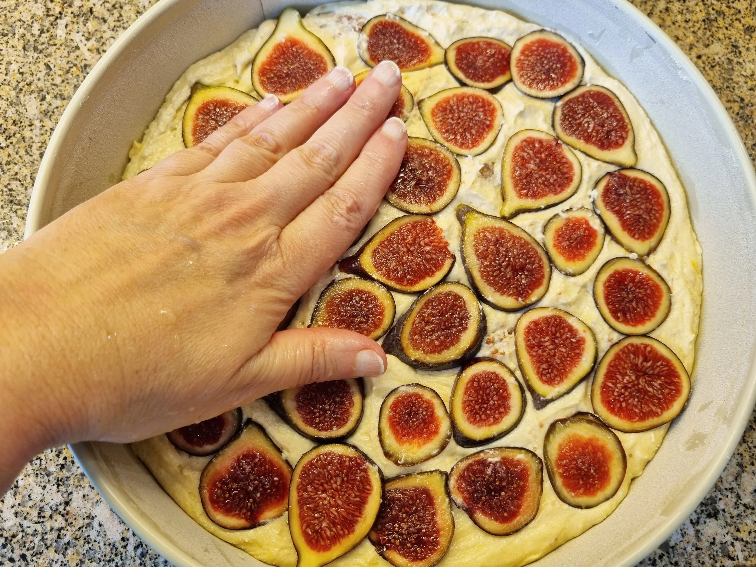 Moist Cake with Fresh Figs — Greek Cooking Made Easy