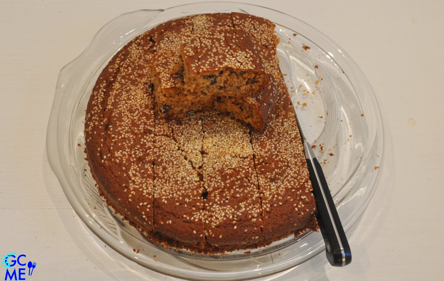Fanouropita Cake for lost things with wine — Greek Cooking Made Easy