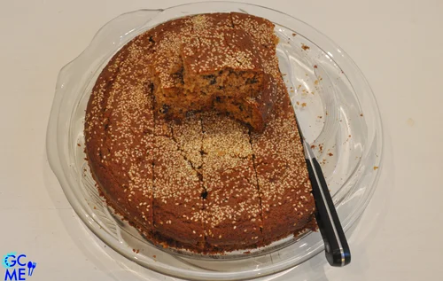 Fanouropita Cake for lost things with wine — Greek Cooking Made Easy