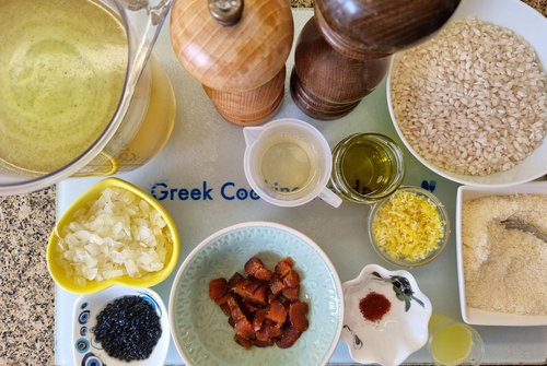 How to easily prepare Creamy Risotto with Saffron and Botarga aka ...