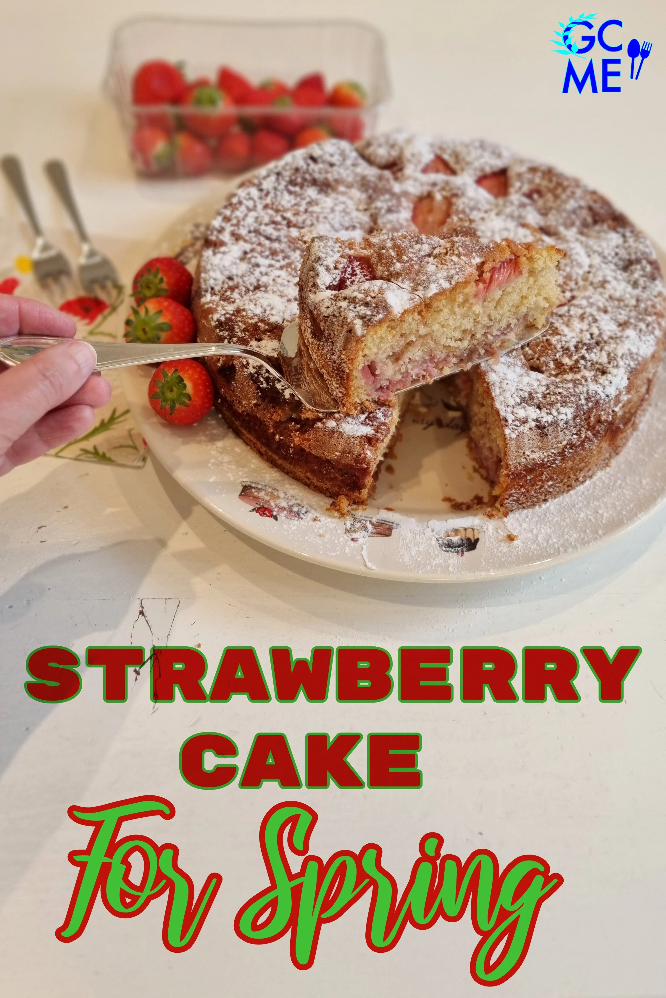 Strawberry Cake for Spring — Greek Cooking Made Easy