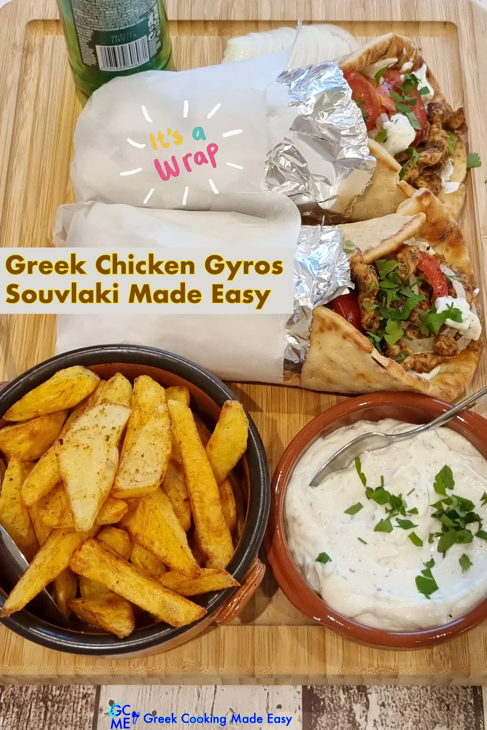 Greek Chicken Gyros Souvlaki Made Easy — Greek Cooking Made Easy