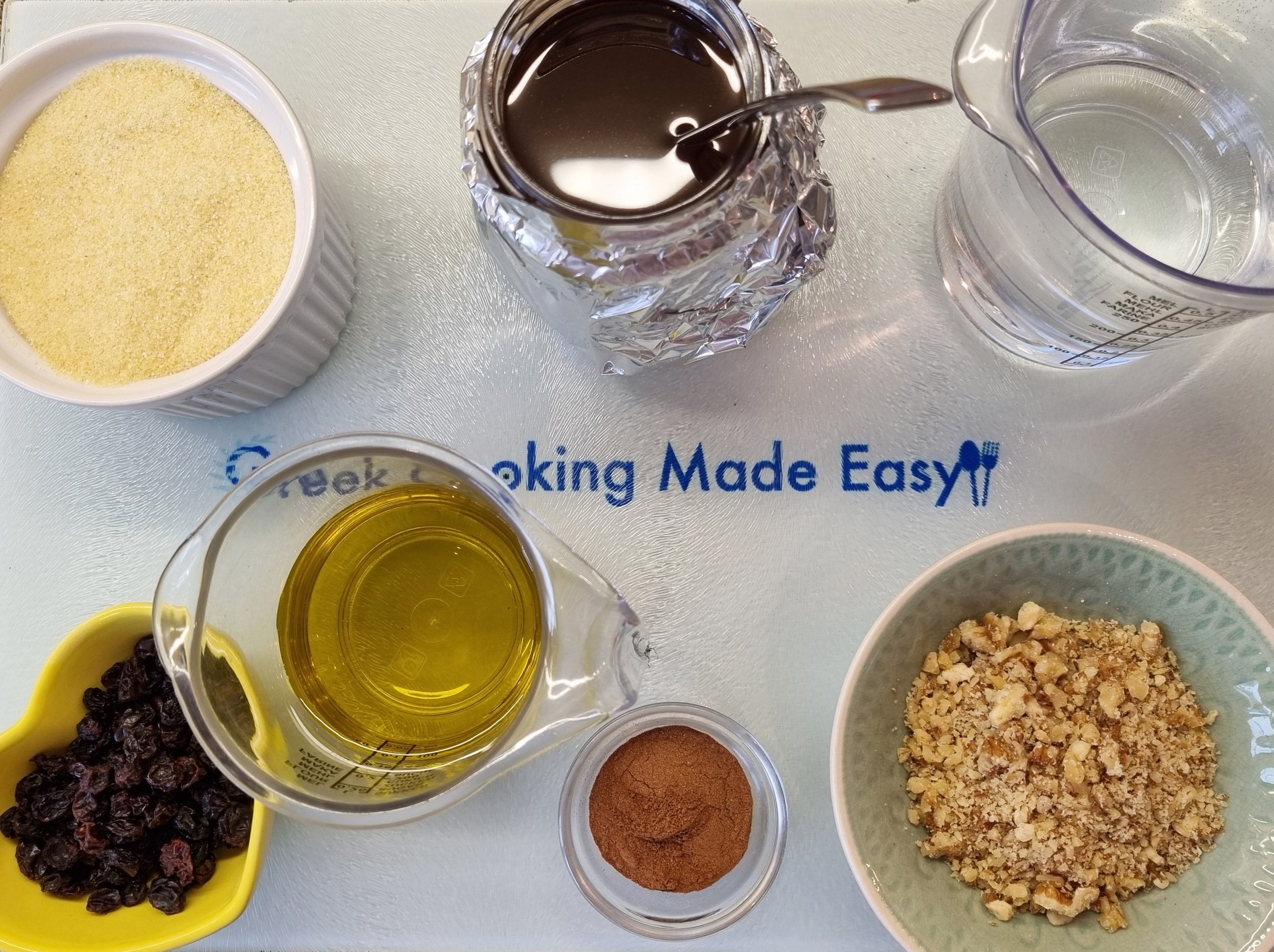 Greek Semolina Halva with Honey Made Easy — Greek Cooking Made Easy