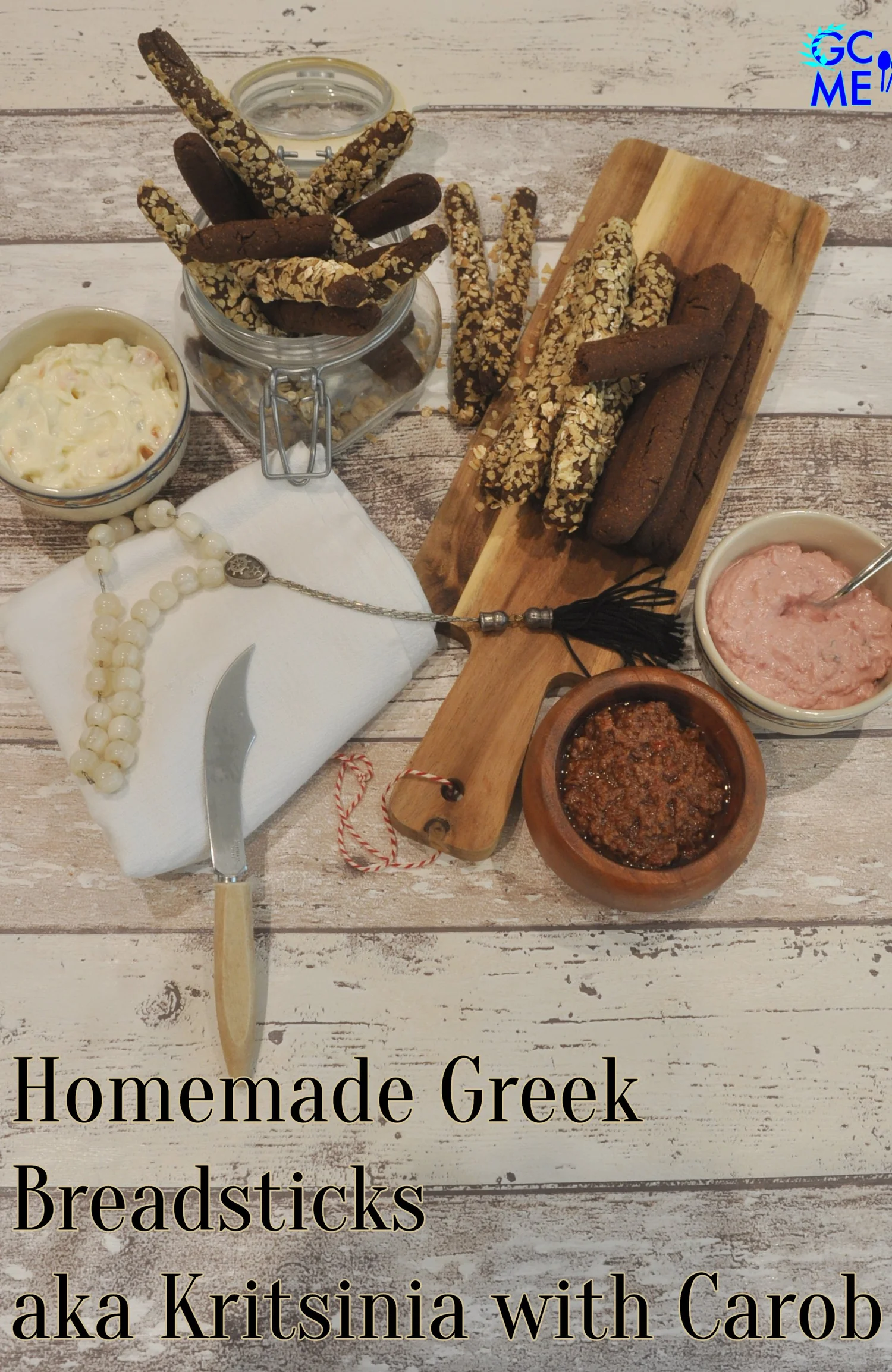 Homemade Greek Breadsticks aka Kritsinia with Carob — Greek Cooking ...