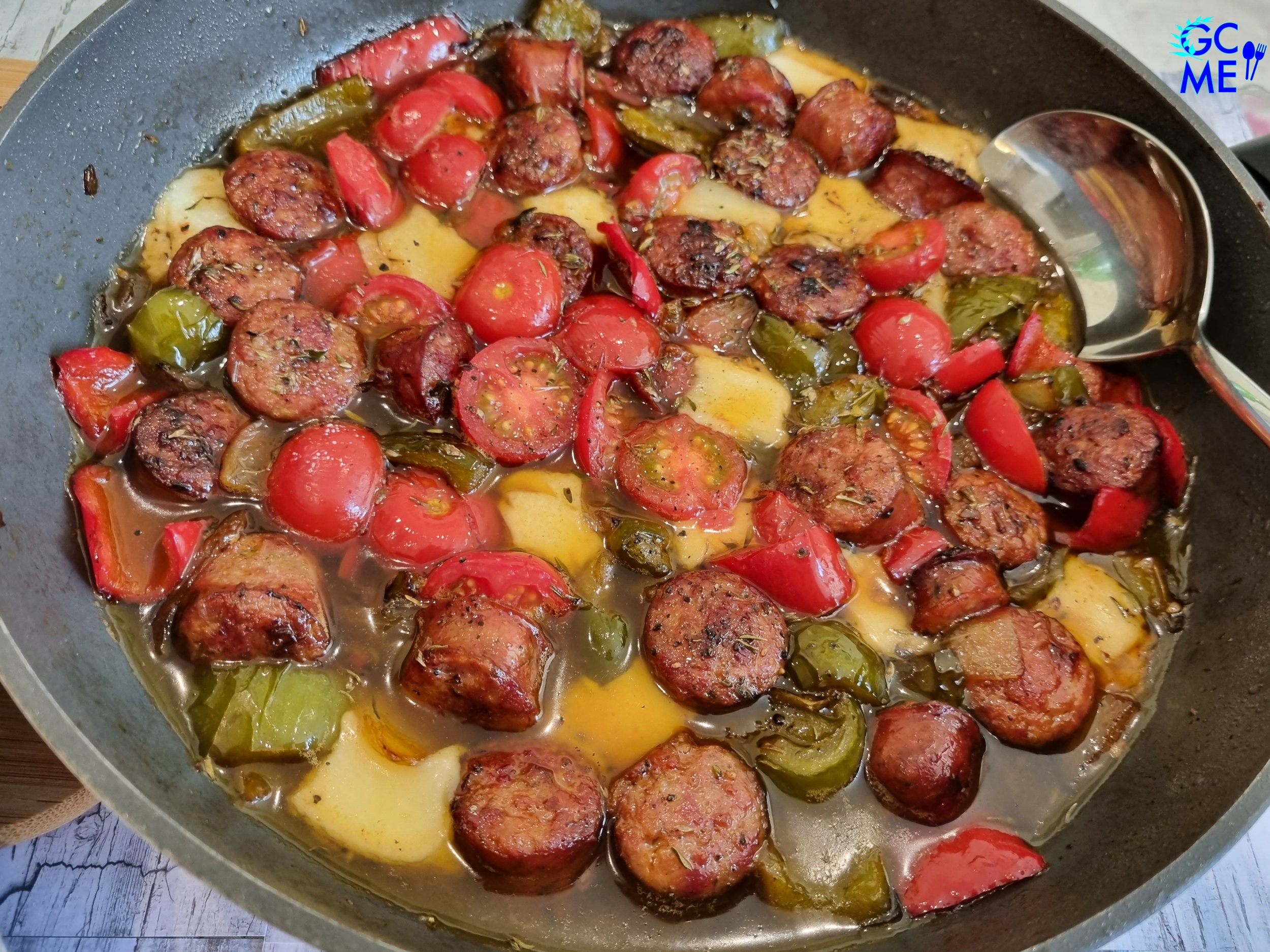 Greek Sausages Tigania i.e. Stir Fried with Beer — Greek Cooking Made Easy