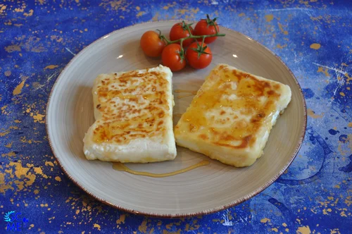 Anthotyro Light Cheese Saganaki (i.e. pan fried) — Greek Cooking Made Easy