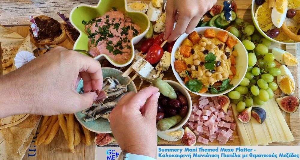 Greek Summery Mani Themed Meze Platter — Greek Cooking Made Easy
