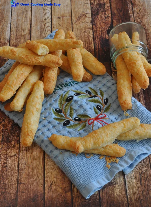 Homemade Greek Cheese Breadsticks aka Kritsinia — Greek Cooking Made Easy