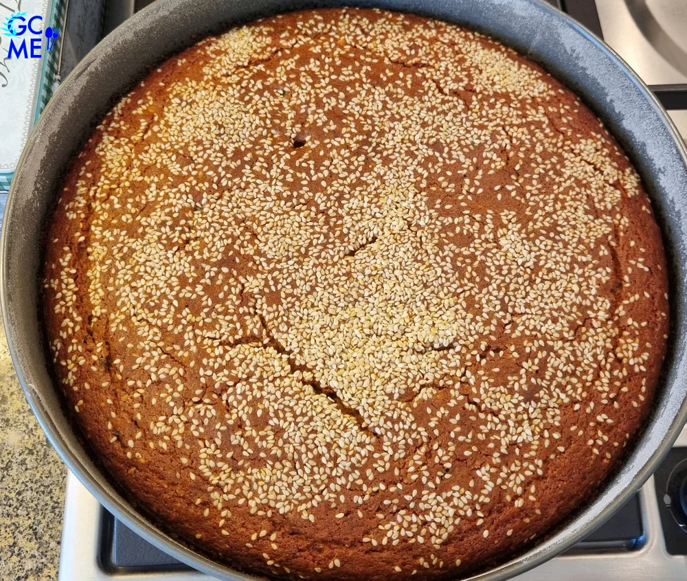 Fanouropita Cake for lost things with wine — Greek Cooking Made Easy
