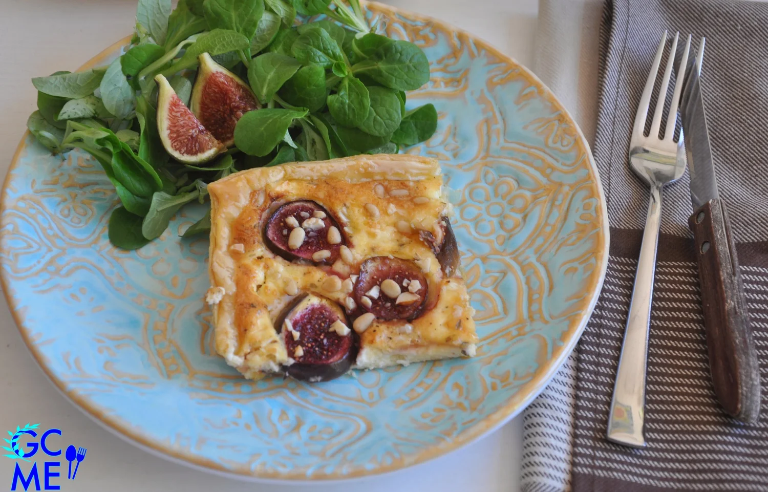 Puff Pastry Tart with Figs and Feta made easy — Greek Cooking Made Easy