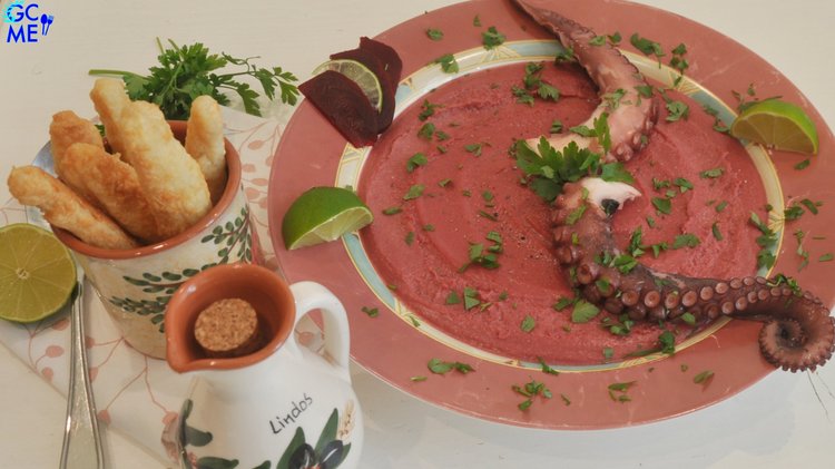 Greek Fava i.e. Yellow Split Peas with boiled beets — Greek Cooking ...