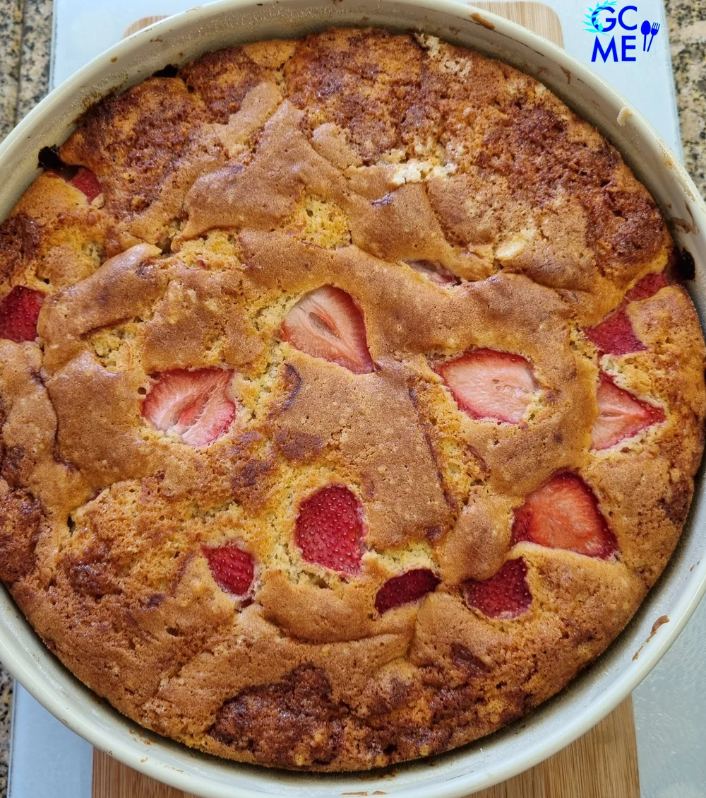 Strawberry Cake for Spring — Greek Cooking Made Easy