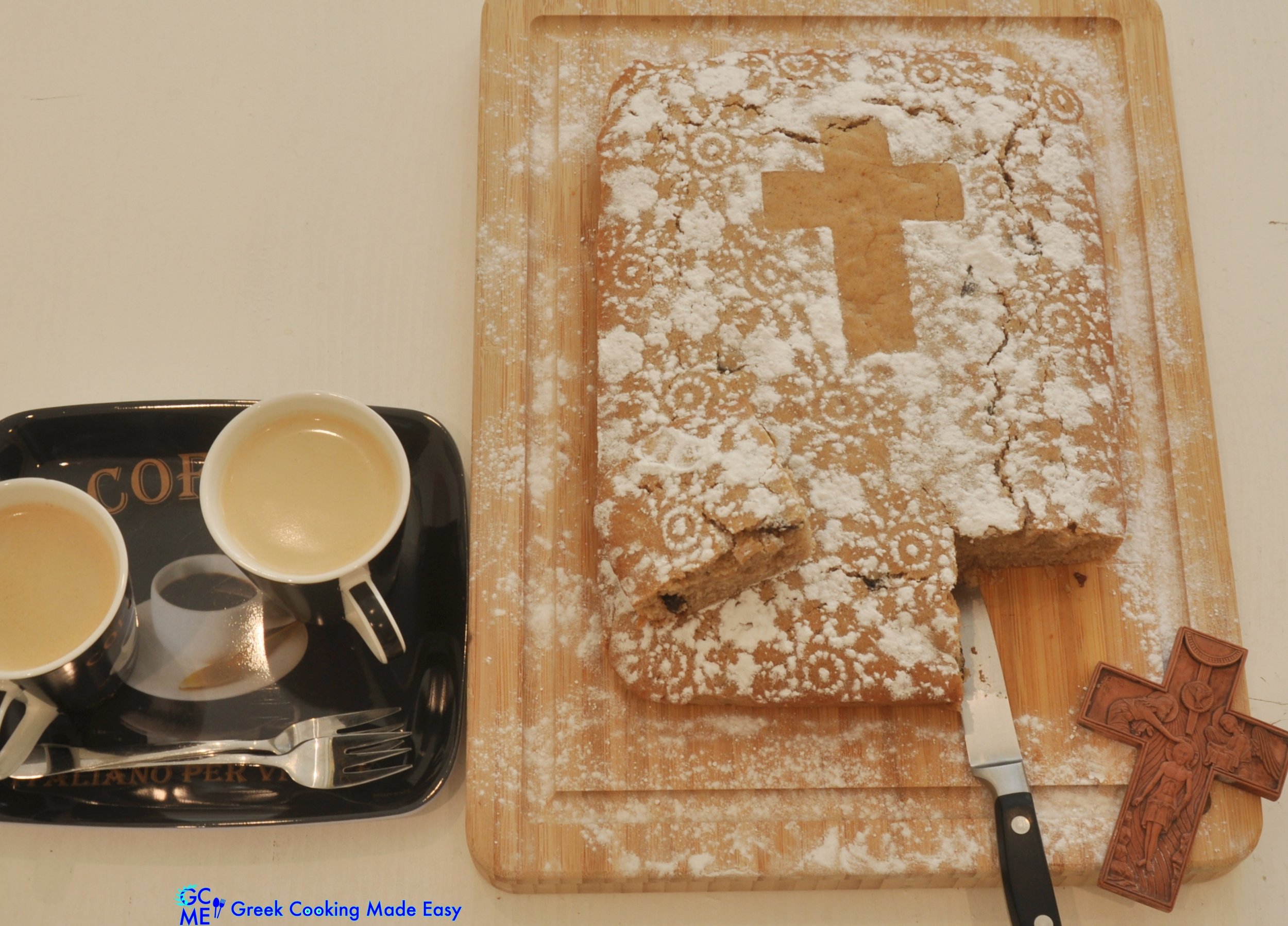 Easy, No-Mixer, Fluffy Fanouropita Cake with 7 ingredients — Greek ...