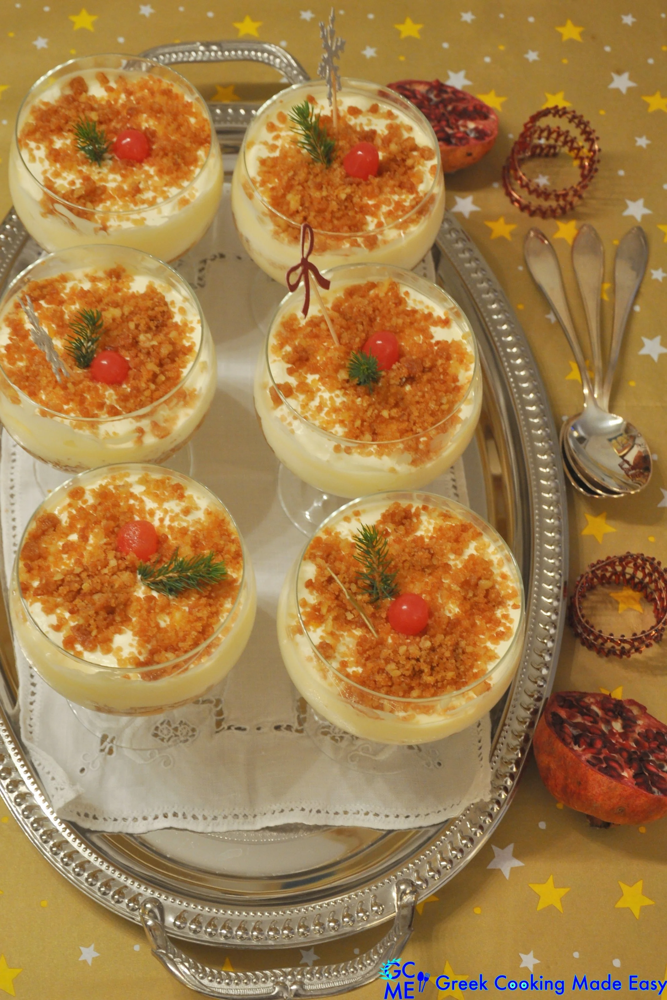 Trifle Dessert with Melomakarona i.e. Greek Christmas cookies — Greek ...