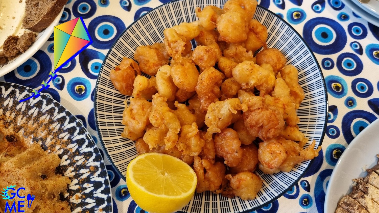 Fried Spicy Mixed Seafood meze — Greek Cooking Made Easy