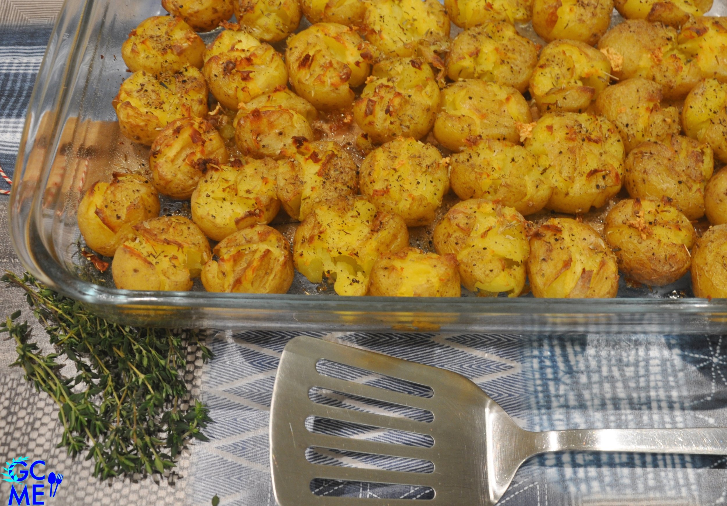 Greek and Cypriot Smashed Potatoes — Greek Cooking Made Easy