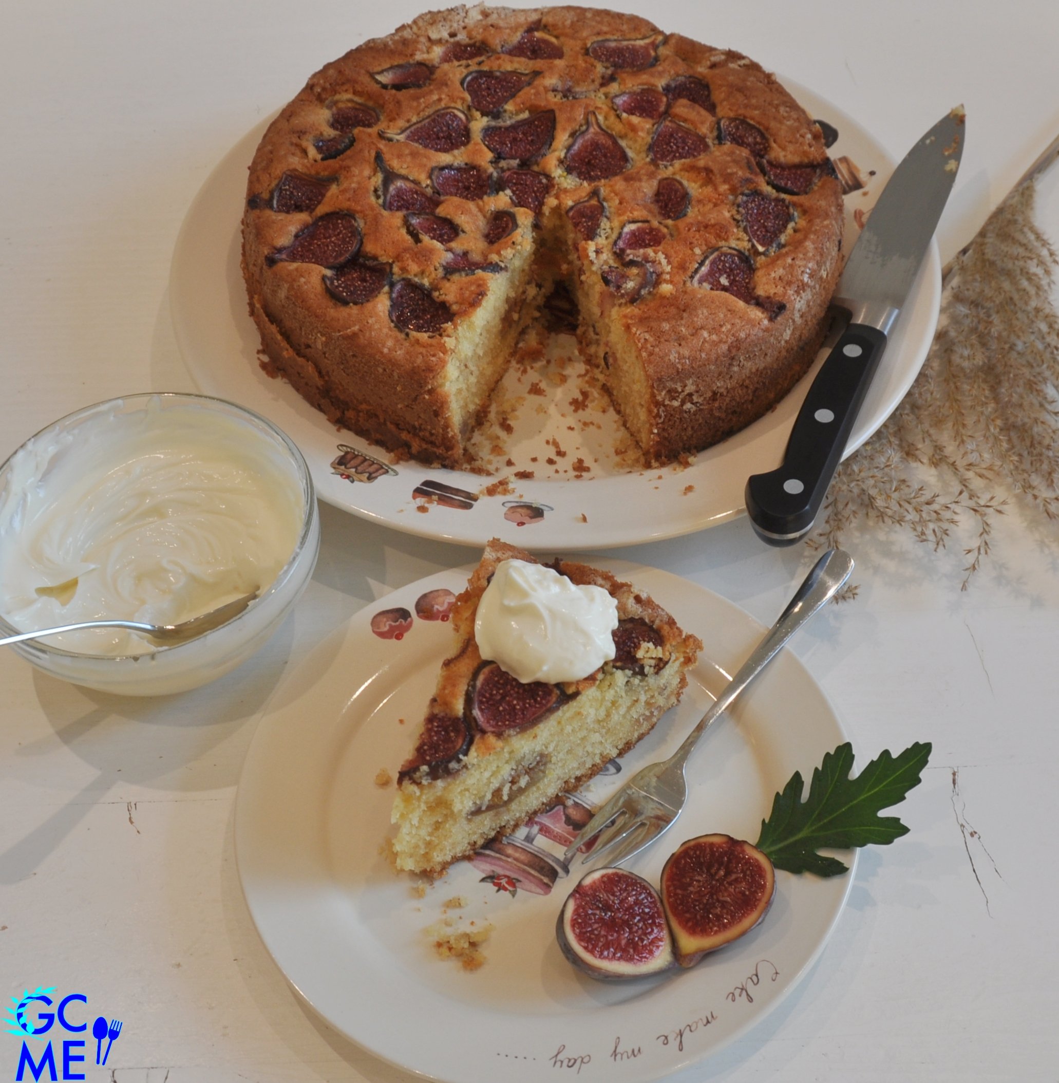 Moist Cake with Fresh Figs — Greek Cooking Made Easy