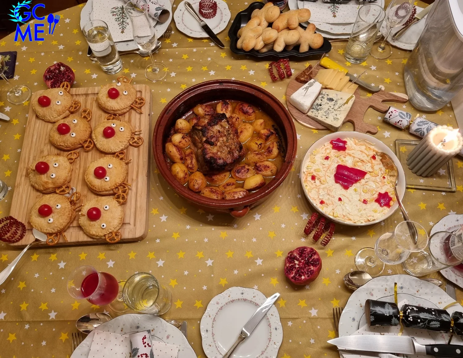 Greek Roasted Leg of Pork with Potatoes, Honey and Orange in a Clay pot ...