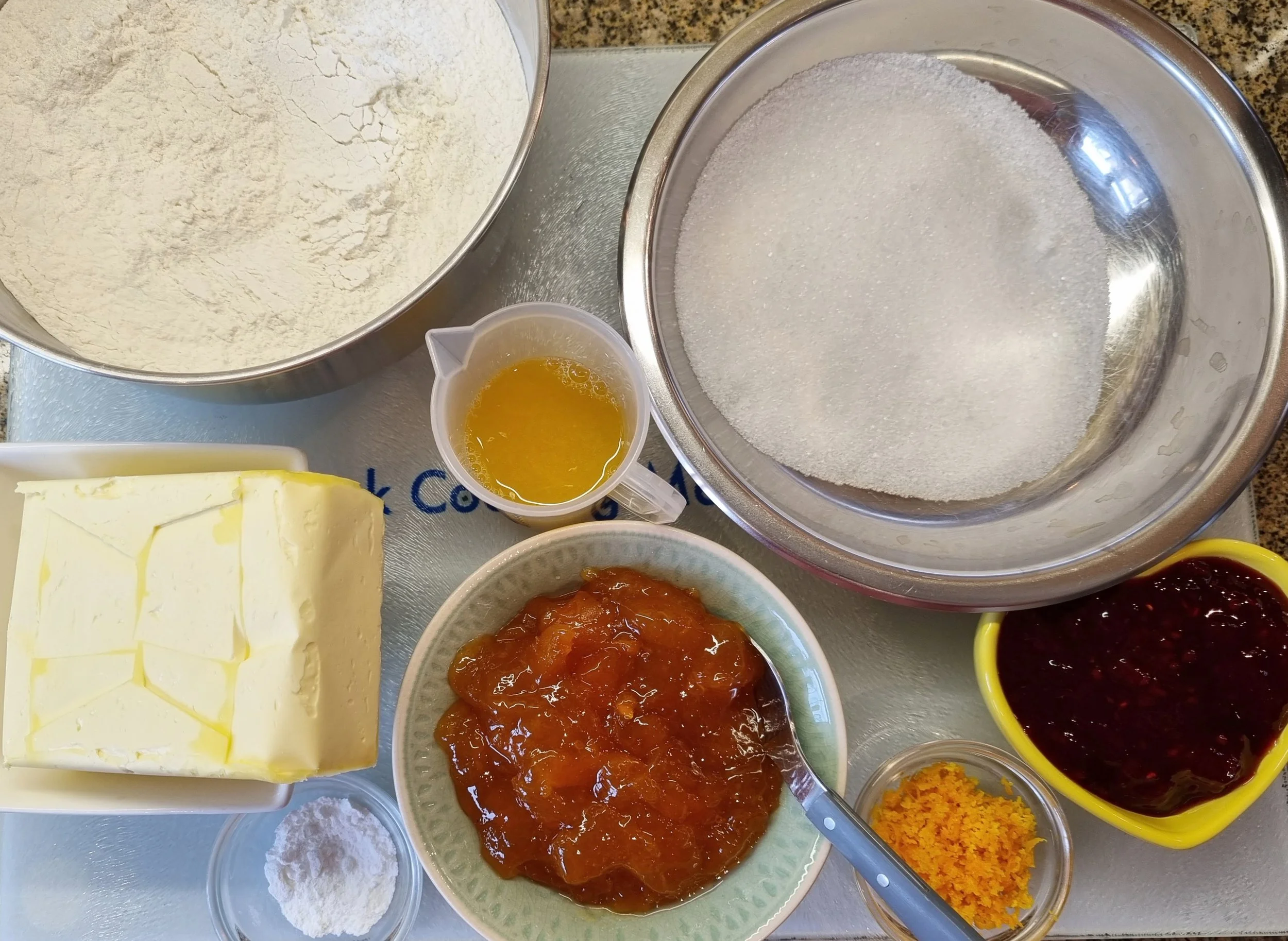 Greek Lenten & Vegan two-Coloured Jam Tart aka Pasta Flora — Greek ...