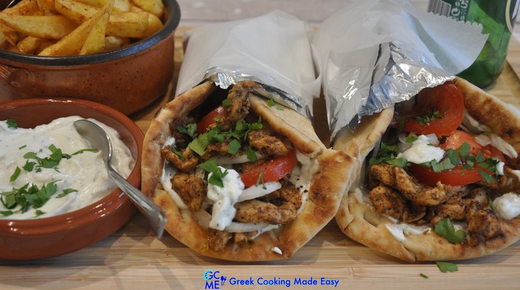 Greek Chicken Gyros Souvlaki Made Easy — Greek Cooking Made Easy