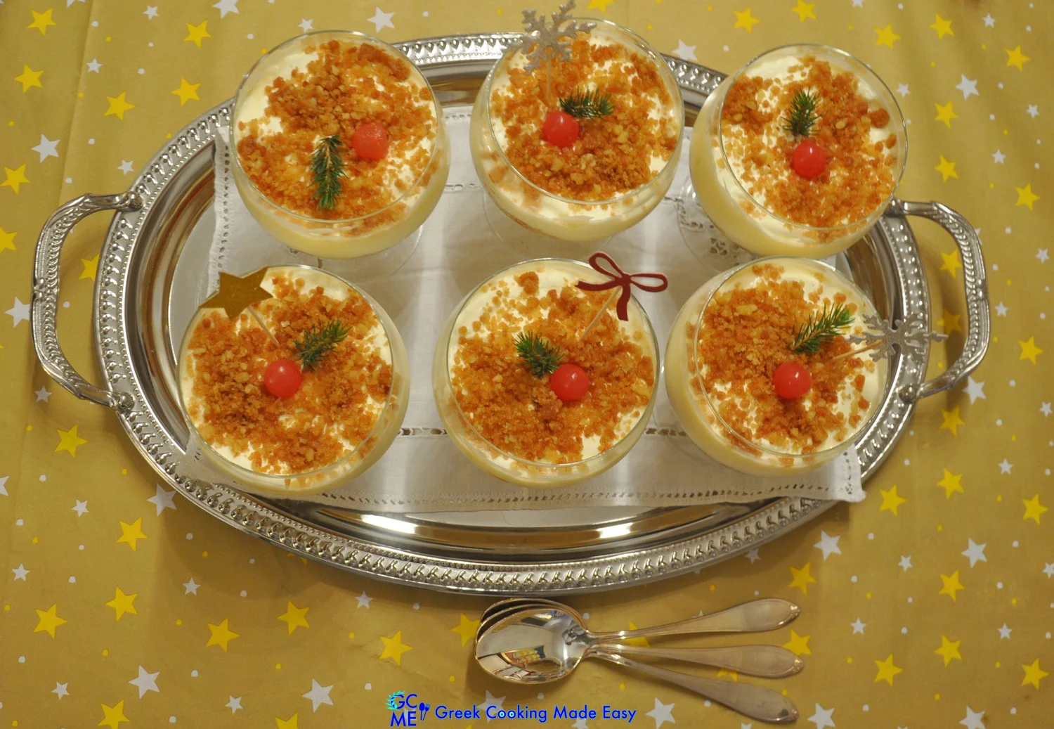 Trifle Dessert with Melomakarona i.e. Greek Christmas cookies — Greek ...