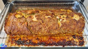 Greek Meatloaf aka Rolo with Eggs and Sweet Peppers — Greek Cooking ...