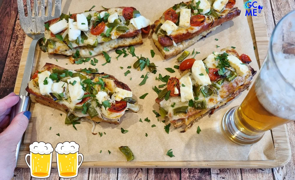 Butterflied Sausages Bouyiourdi baked in Parchment paper — Greek ...