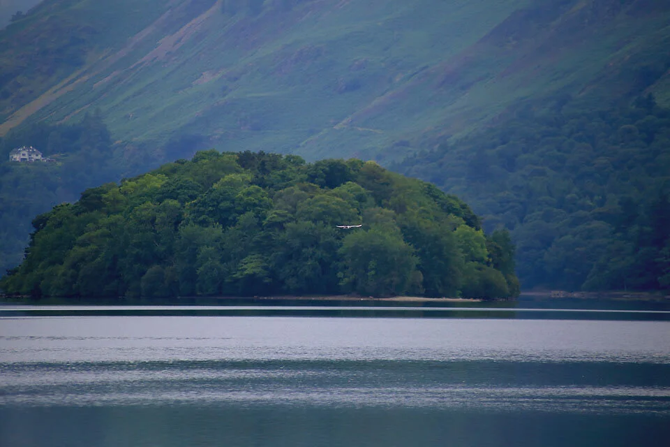 St. Herbert’s Island in the Derwentwater, the landscape of Beatrix ...