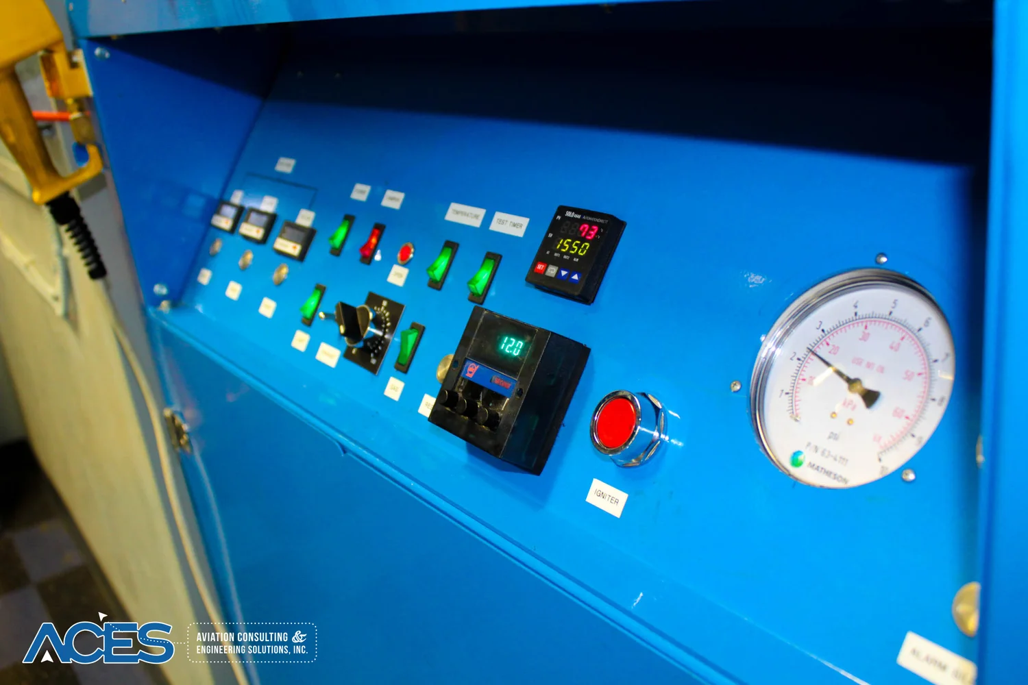 Bunsen Burner Testing — Aviation Consulting & Engineering Solutions, Inc.