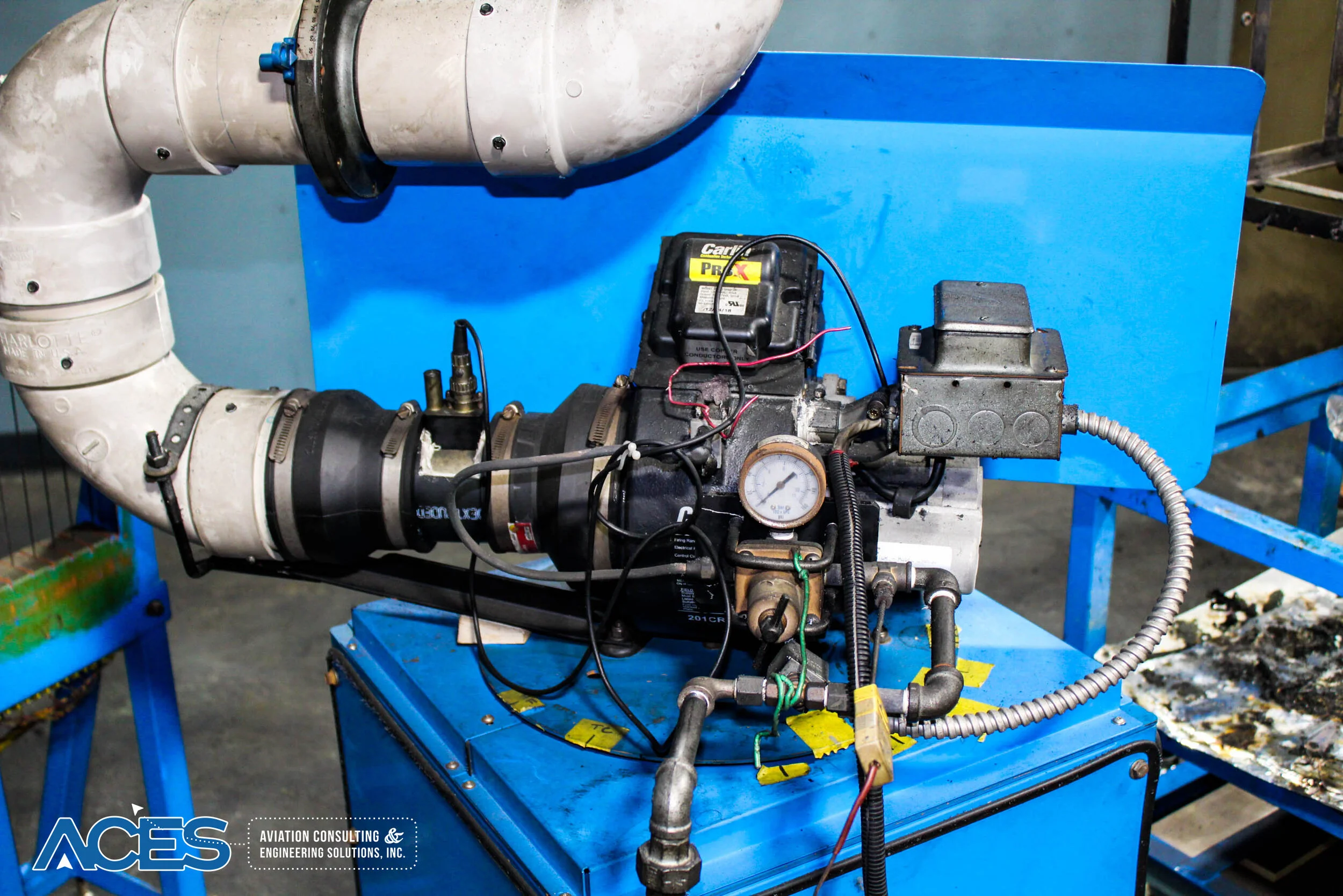 Oil Burner Testing — Aviation Consulting & Engineering Solutions, Inc.