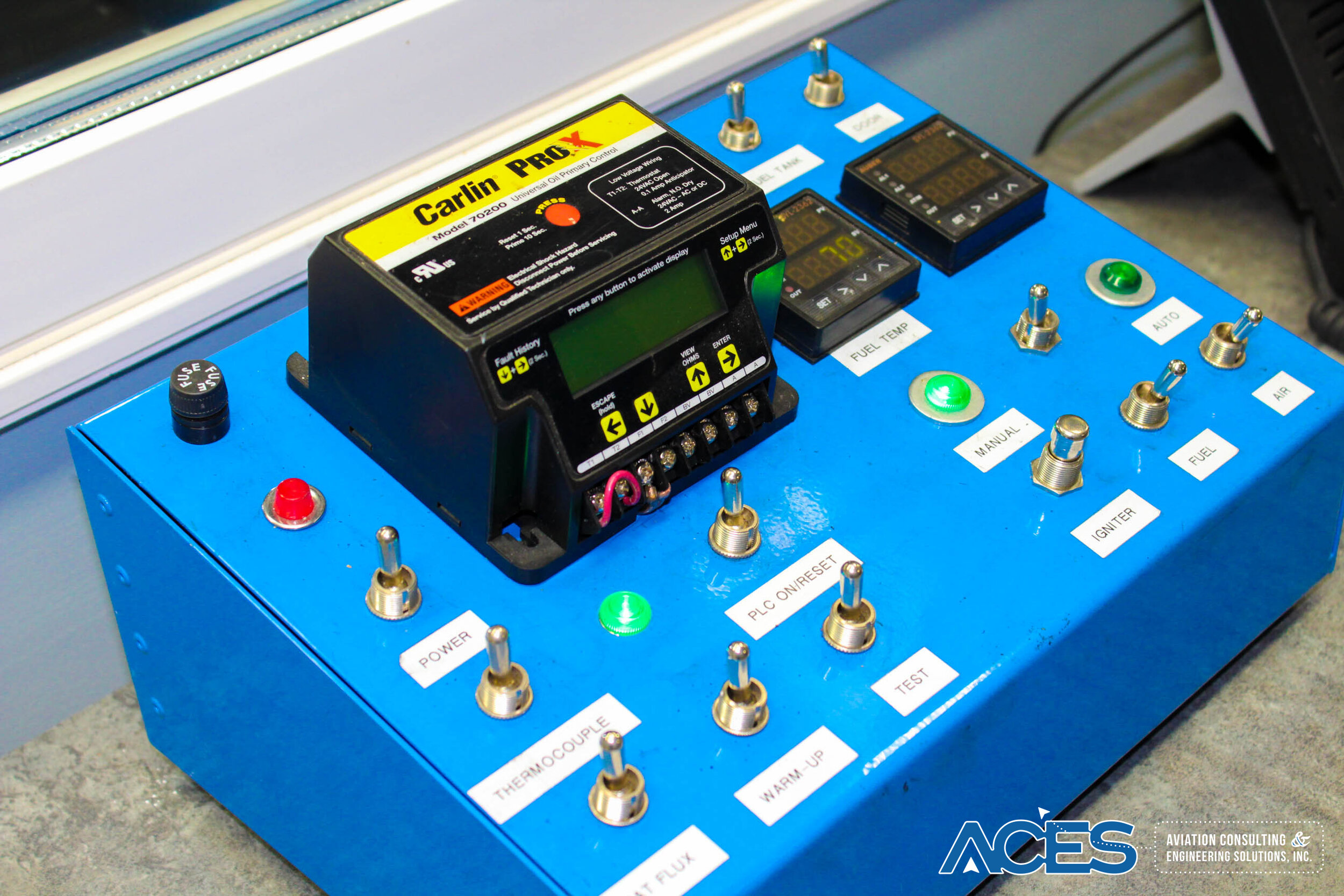 Oil Burner Testing — Aviation Consulting & Engineering Solutions, Inc.