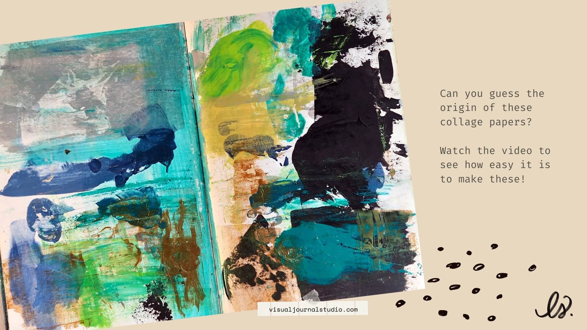 How to Make Your Own Collage Papers — Part 2 — Visual Journal Studio