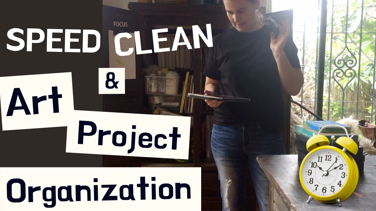 How to organize multiple art projects + declutter with me! — Visual ...