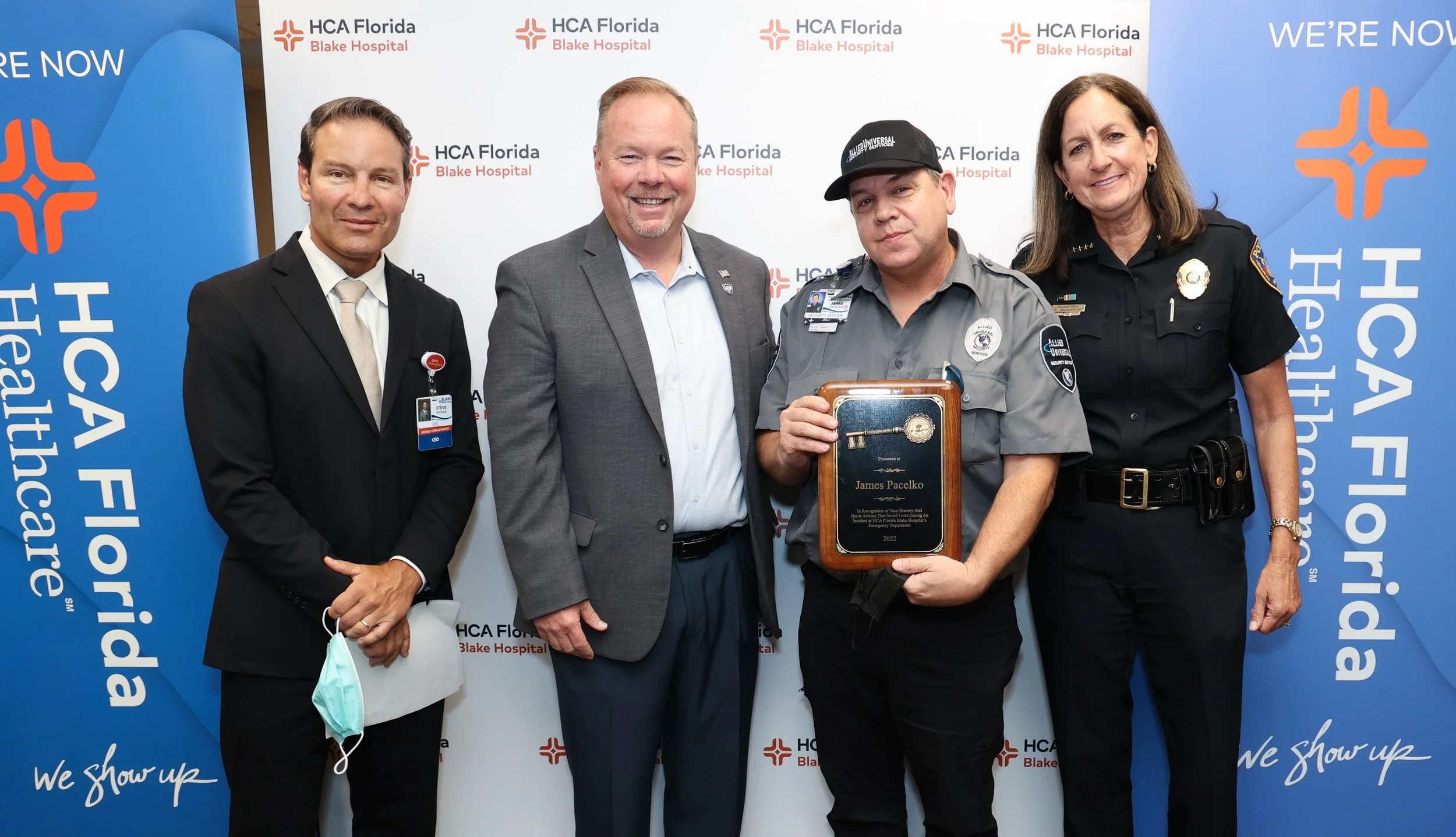 Blake Hospital Security Officer honored for bravery in confronting ...