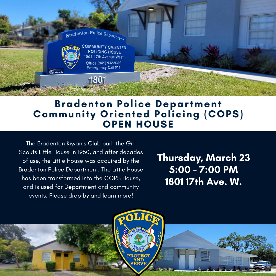 Community Oriented Policing (COPS) House open house, March 23 ...