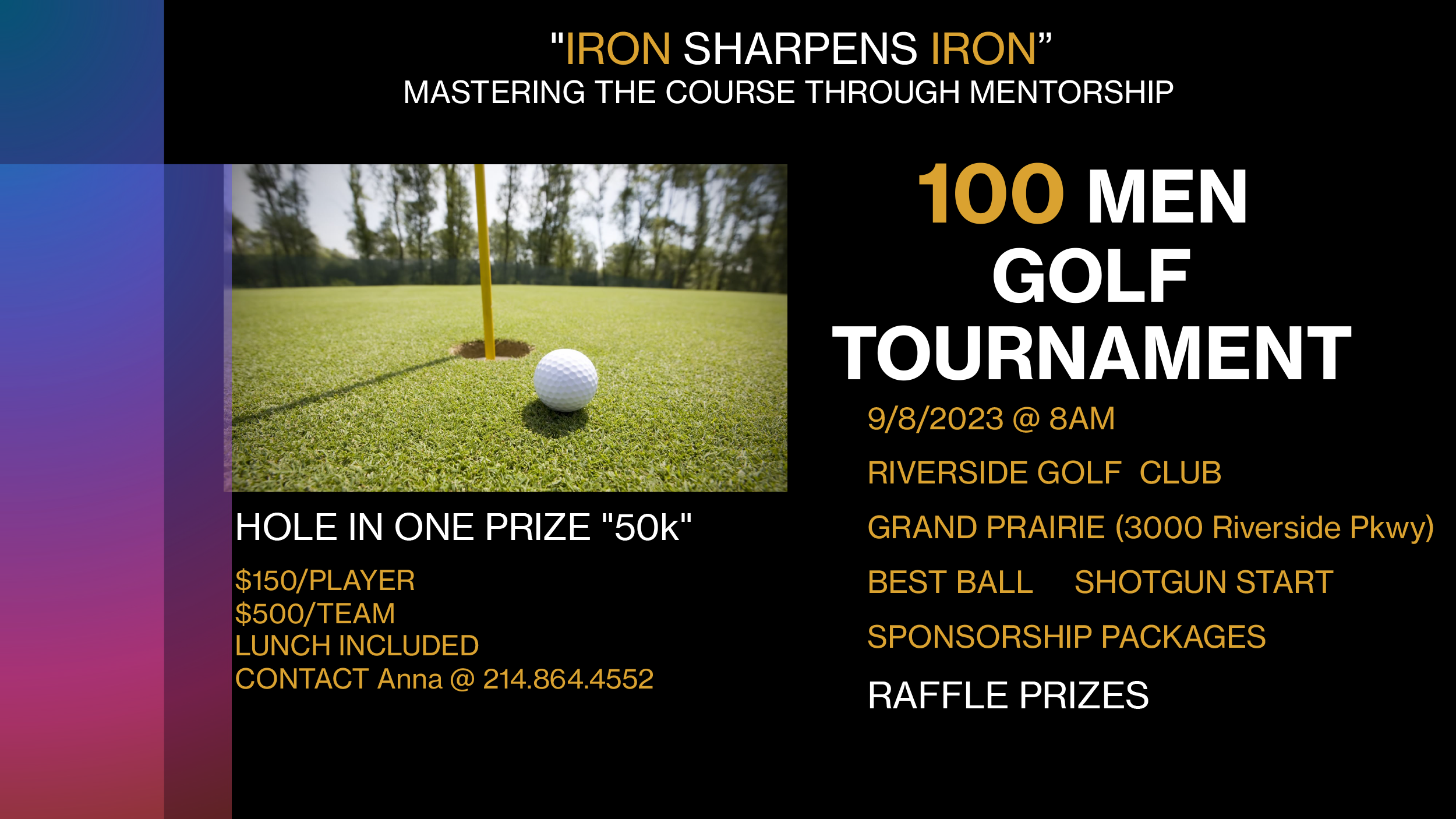 Golf — 1OO MEN ENTERPRISE