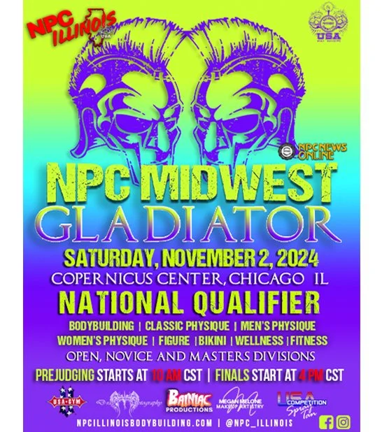 NPC Midwest Gladiator — NPC Illinois Bodybuilding