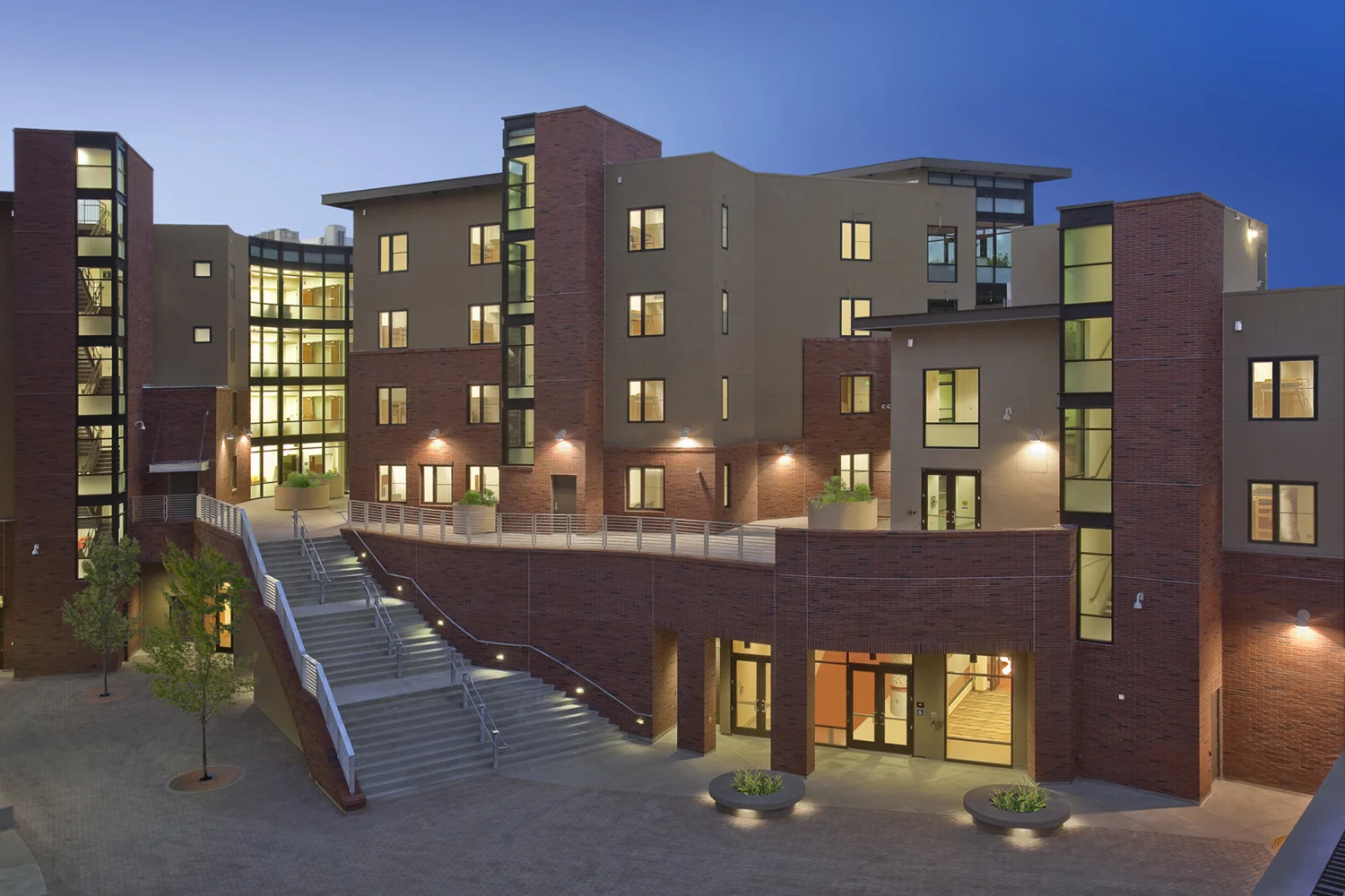 CSU Chico Dorm and Food Court