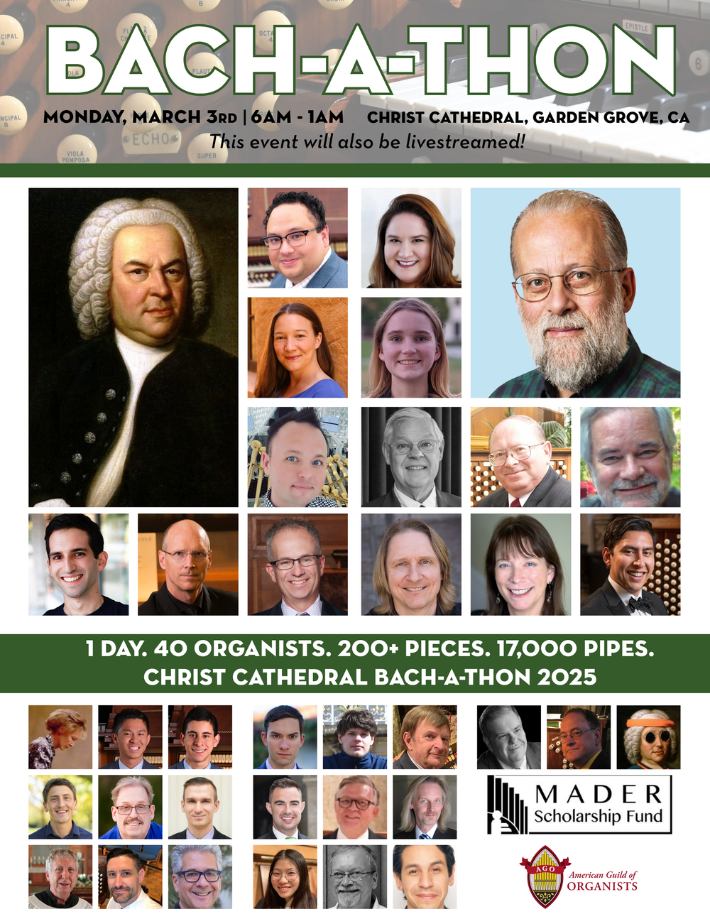 Bach-a-thon 2025 — Christ Cathedral Music