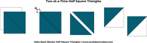 Hella Basic Blocks: Half Square Triangles — Sarah Jean Makes