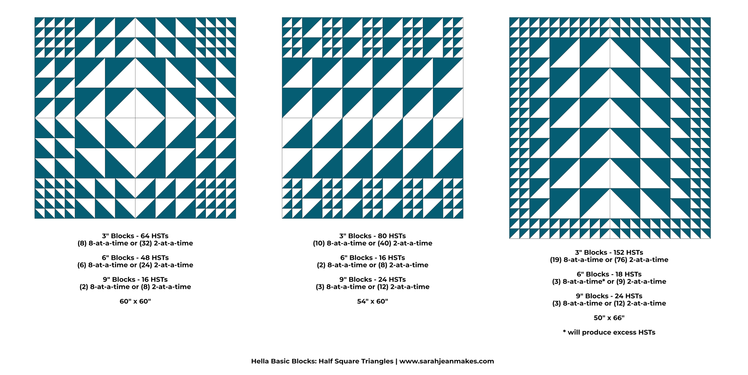 Hella Basic Blocks: Half Square Triangles — Sarah Jean Makes