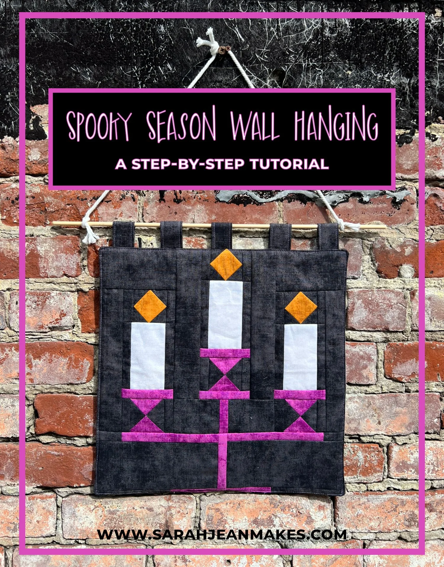 Spooky Season Wall Hanging Tutorial — Sarah Jean Makes