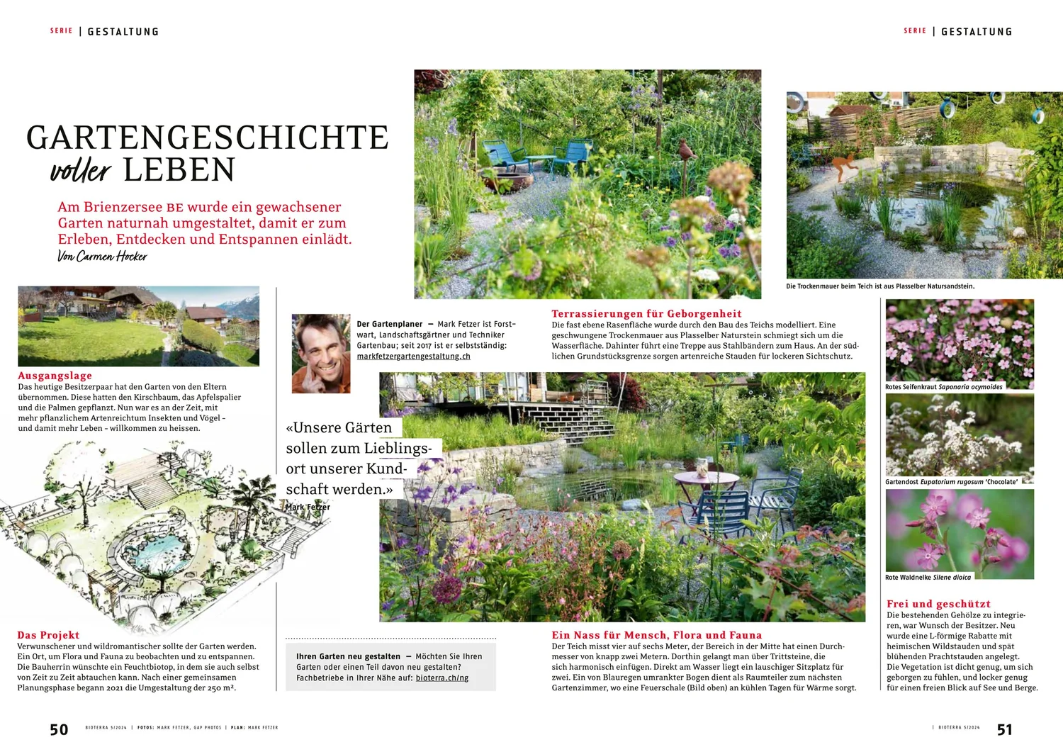Unser Garten im Bioterra - Magazin — Mark Fetzer Gartengestaltung