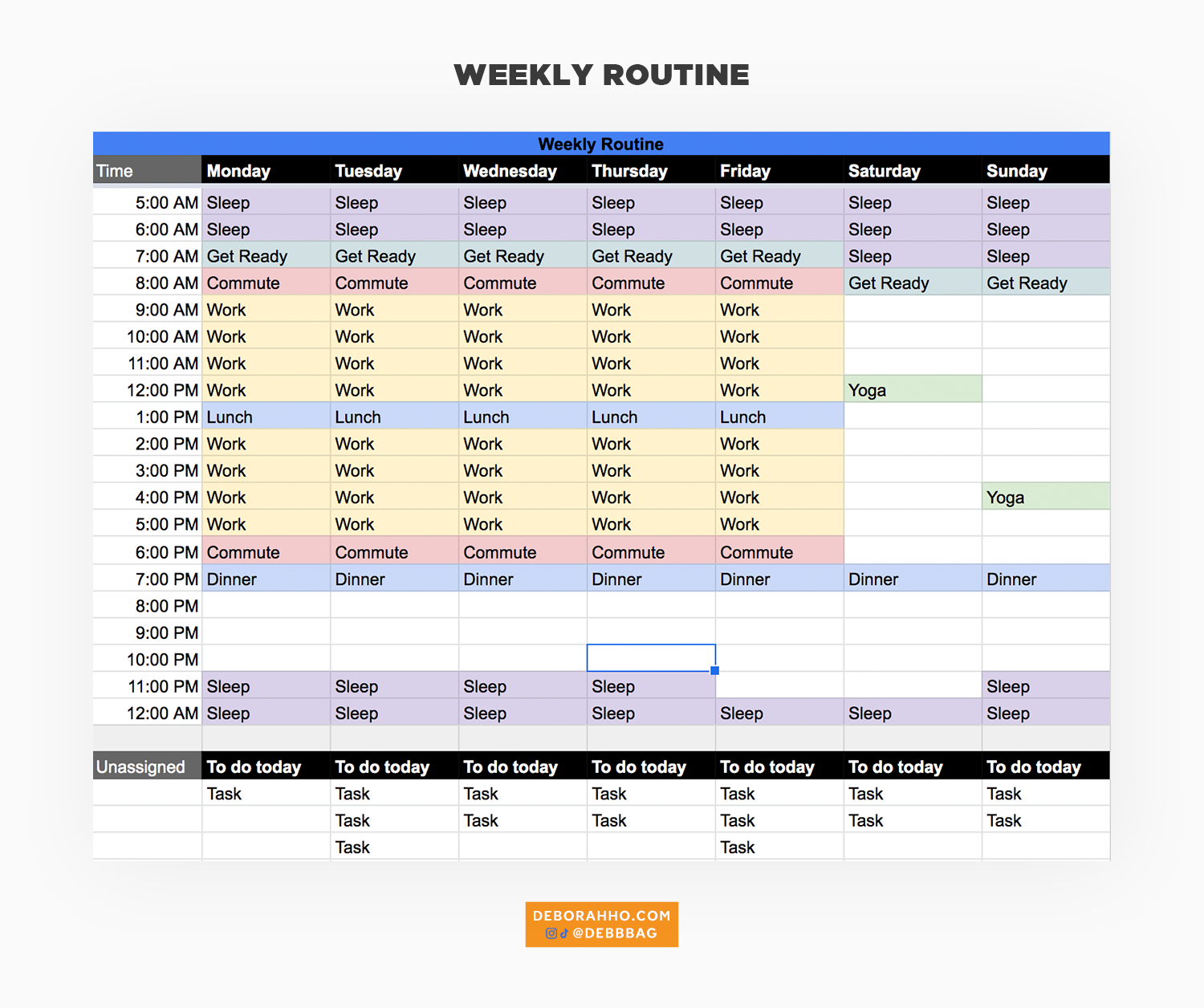 Life Planner — Deborah Ho