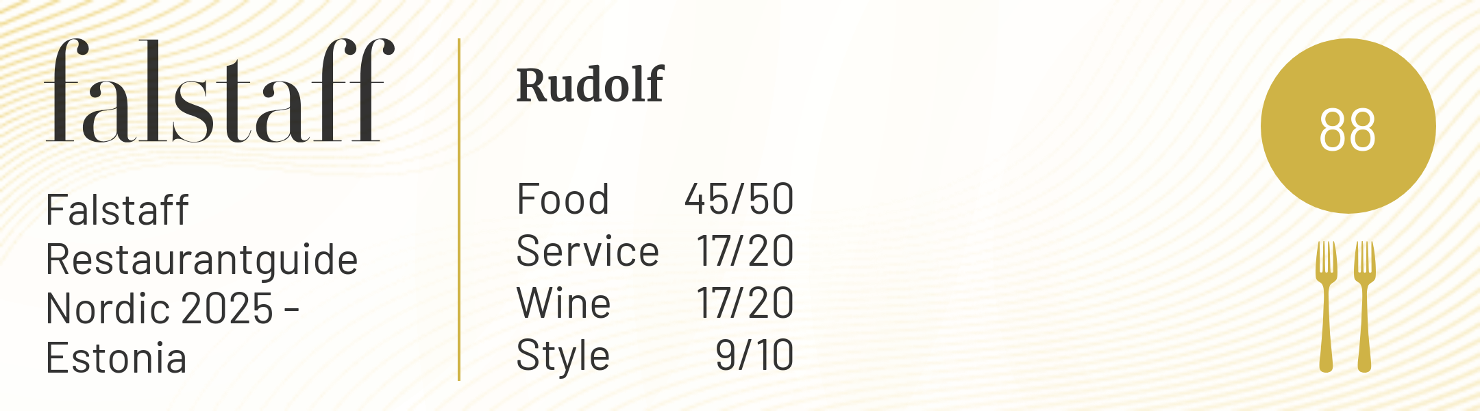 Parim Prantsuse restoran Tallinnas - Rudolf